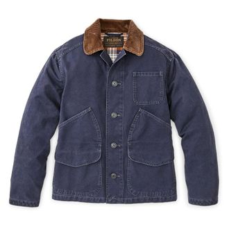 Filson Homme, Vestes, Bleu, Taille: XL Veste de Travail en Toile