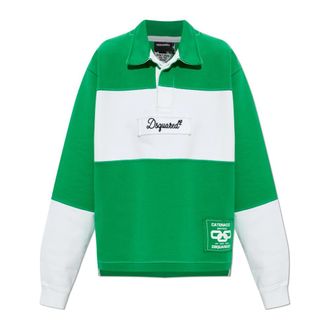 Dsquared2 Logo Polo Shirt - - Tops - Damen - Gr&uuml;n - S
