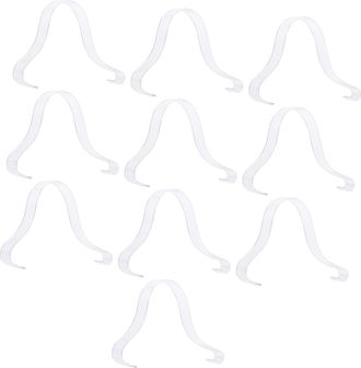 Cabilock 10 Stück Teiliges Transparentes Schuhdisplay Regal für High Heels Leichter und Tragbarer Schuhhalter für Supermarkt und Schrank Unterstützt Form und S