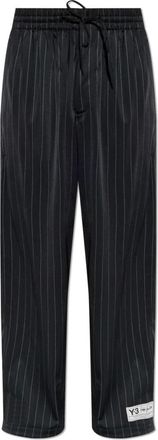 Yohji Yamamoto Homme, Pantalons, Noir, Taille: L Pantalon de surv&ecirc;tement &agrave; jambes droites