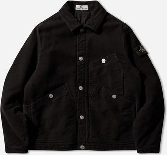 Stone Island Men s Cotton Moleskin-TC Jacket Black