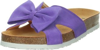Think Damen CRISSI Lederfutter Hausschuh, Lavender 8010, 38 EU