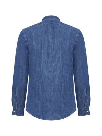 Polo Ralph Lauren Mens Denim Shirt Blue Cotton