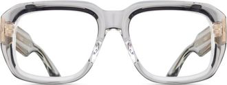 Matsuda M1036 Rechteckige optische Brille - - Accessories - unisex - Grau - 54 MM