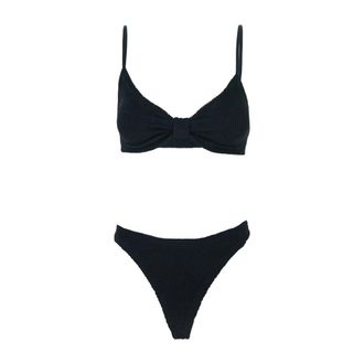 Hunza G Alicia Bikini - - Swimwear - Damen - Schwarzk - ONE SIZE