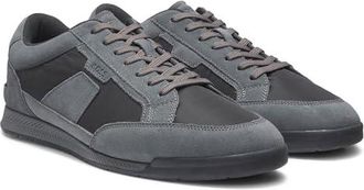 BOSS Boss Nitan_Lowp_sdpny 10274124 01 Baskets Basses pour Homme, Charcoal, 40 EU