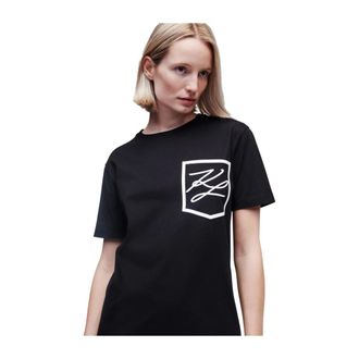 Karl Lagerfeld T-Shirt - - Tops - Damen - Schwarzk - XL