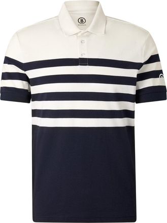 Bogner Funktions-Polo-Shirt Antonio f&uuml;r Herren - Navy-Blau/Off-White - 3XL