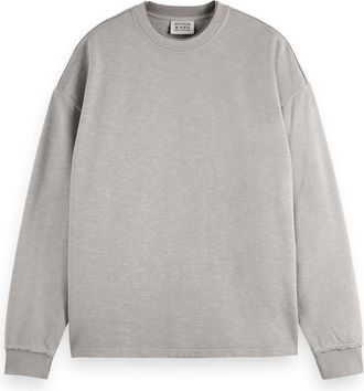 Scotch & Soda Seasonal Core - Loose Fit 3 Crosses Garment-Dye Sweatshirt
