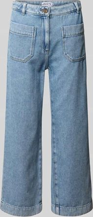 Jake*s Casual Cropped Jeans mit aufgesetzten Taschen