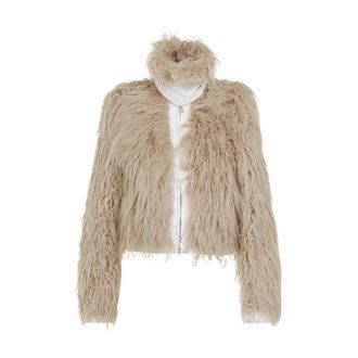 Dries Van Noten Chic Nude Neutrals Jacke - - Jackets - Damen - Beige - 2XS