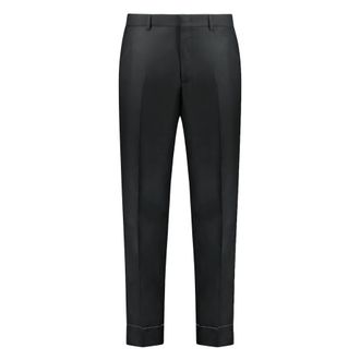Brioni Ma&szlig;geschneiderte Wollhose - - Trousers - Herren - Schwarzk - 2XL