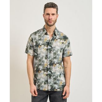 Guess Chemise florale homme &agrave; manches courtes