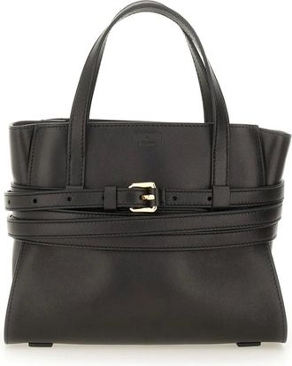 Moschino Femme, Sacs, Noir, Taille: ONE Size Tie Me Small Handbag