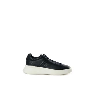 Hogan H580 Blaue Kalbsleder-Sneakers - - Shoes - Herren - Blau - 40 EU
