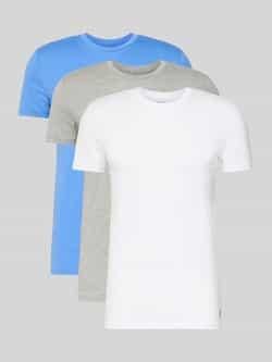 Ralph Lauren Slim Fit T-Shirt aus reiner Baumwolle im 3er-Pack