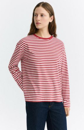 Thinking Mu Thinking MU Damen vegan Longsleeve Emily Wei&Atilde;Y Rot