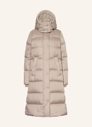 Marc O'Polo Marc Opolo Daunenmantel Mit Abnehmbarer Kapuze Und Kunstfell beige