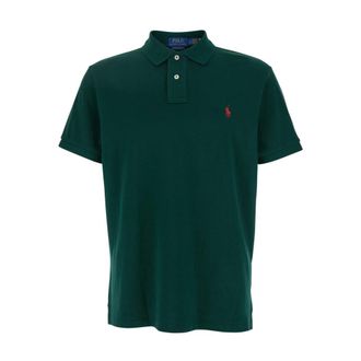 Polo Ralph Lauren Gr&uuml;nes Poloshirt mit Pony-Detail - - Tops - Herren - Gr&uuml;n - M