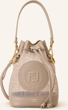 Fendi Beuteltasche Mon Tresor Mini beige