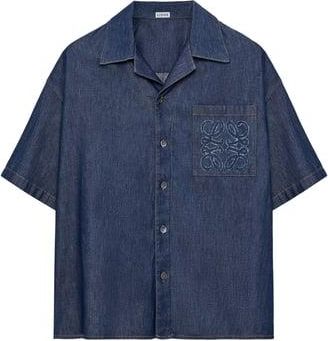 Loewe Chemise en coton chambray l&eacute;ger