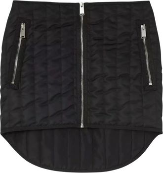 Heron Preston Femme, Jupes, Noir, Taille: 34 FR Quilted Mini Skirt
