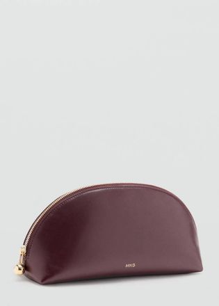 Mango Gro&szlig;e Perlen-Necessaire bordeaux - Damen - Einheitsgr&ouml;&szlig;e - MANGO