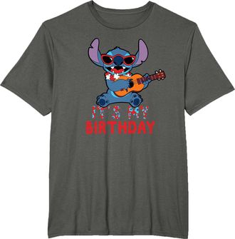 Disney Lilo & Stitch Tropical Party Its My Birthday T-Shirt