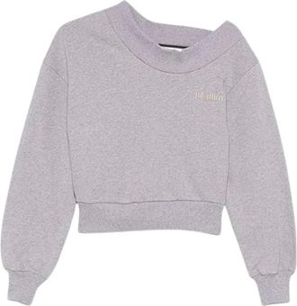 The Attico Femme, Sweatshirts et sweats &agrave; capuche, Gris, Taille: 36 FR Sweat