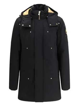 Moose Knuckles parka zippée Stirling à capuche - Noir