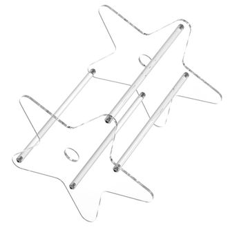 Valiclud Acryl Aufbewahrungsst&auml;nder F&uuml;r Schallplatten Und CDs B&uuml;chergestell Mit Modernem Design Stabil Und Platzsparend F&uuml;r B&uuml;ro Und Zuhause