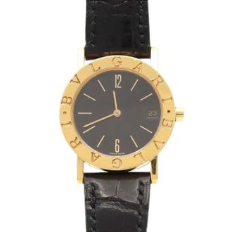 Bulgari Montre vintage Pre-owned - Femme - Pre-owned - Noir - Taille: ONE Size