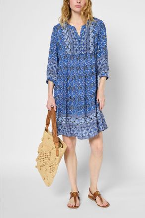 Gerard Darel Robe droite imprim&eacute; ethnique - POMELINE - Encre