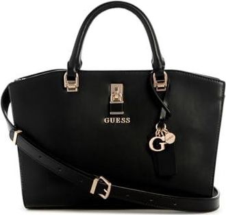 Guess Queensland Luxury Satchel Black
