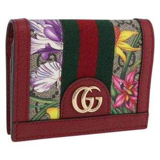 Gucci Portefeuille Trifold Pre-owned - Femme - Pre-owned - Multicolore - Taille: ONE Size