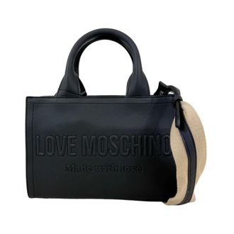 Love Moschino Femme, Sacs, Noir, Taille: ONE Size GRS Small Two-Handle Bag