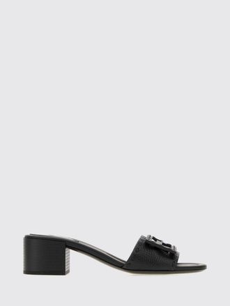 Fendi Mules Baguette en cuir de veau &agrave; talon moyen avec monogramme FF