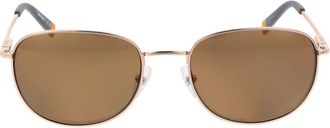 Timberland TI-1044767 Polarized Metal Sunglasses - Gold