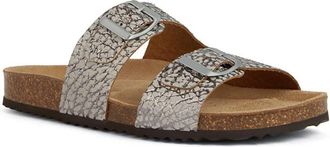 Geox D BRIONIA Sandal, Sand, 36 EU