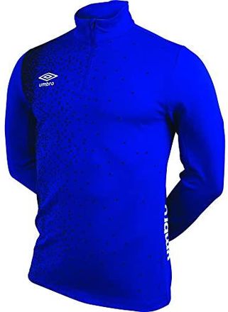 Umbro T-Shirt Manches Longues Imprime Homme, Sweat, Royal/Marine, M