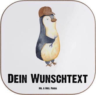 Mr. & Mrs. Panda Personalisierter Untersetzer Wenn Papa es Nicht reparieren kann, sind wir am Arsch - Personalisierte Geschenke, Muttertag, Bedrucken, Bierdeckel, Kerz
