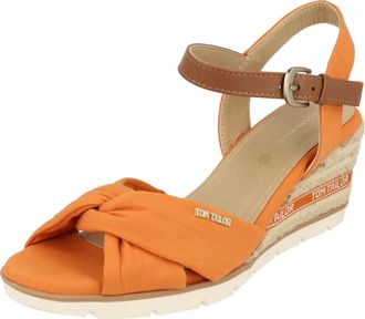 Tom Tailor Tom Tailor Damen 5390040007 Keilsandale, orange, 36 EU