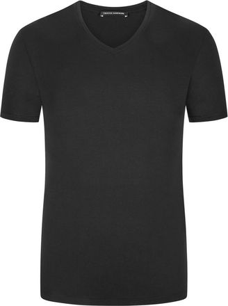 Trusted Handwork Leichtes T-Shirt aus Pima-Baumwolle mit V-Ausschnitt in
