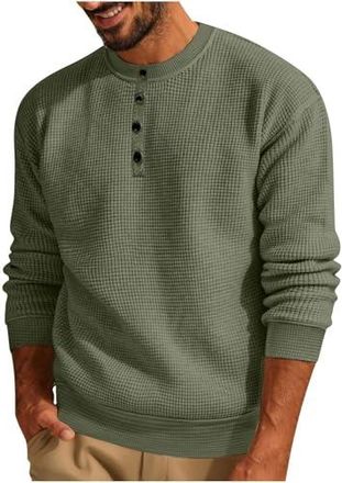 Generic T Shirt Homme Manche Longue Pas Cher Manche Chemisettes Rugby Originale Plissée Pois Mérinos Fourrée Vieux Henley Rembourrée Noeud Noirs Africain Vête