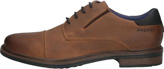 Bugatti Herren Businessschuhe, Männer Schnürer,Derby schnürung,Office,büro,Freizeit,Schnuerschuhe,Schnuerer,Schnuerung,Cognac (6300),44 EU / 9.5 UK
