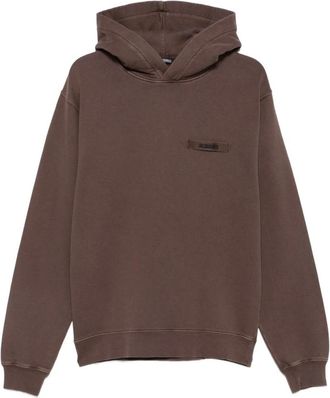 Jacquemus Sweat &agrave; capuche Grosgrain - Homme - Sweatshirts et sweats &agrave; capuche - Brun - Taille: M