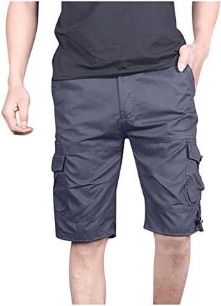 Generic Short Homme &eacute;t&eacute; Baggy Chic Casual Shorts Et Bermudas Homme Leger Bermuda Homme Multipoches Short Cargo Homme Travail Plage Sport Respirant Short De Tr