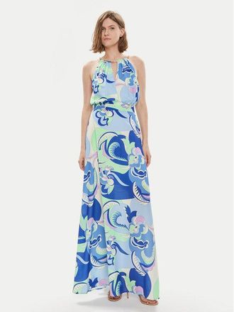 Gaud&igrave; Sommerkleid 411FD15019 Blau Regular Fit