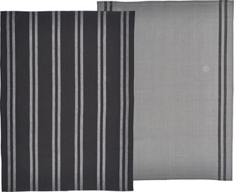 Södahl Soft Geschirrtuch, Geschirrtücher aus 100% Oeko-TEX-zertifizierter Baumwolle, Hochwertige Geschirrhandtücher, 70 x 50 cm 2 Stück, Schwarz