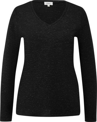 s.Oliver T-Shirt Langarm V-Neck